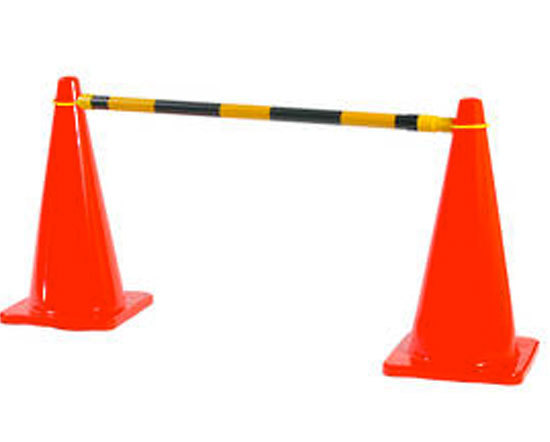 ADSAFE | Extendable Cone Barrier Bar, 1.2 - 2.1m