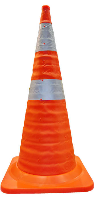 ADSAFE | Collapsible Road Cone 900mm, NZTA Compliant for highway use